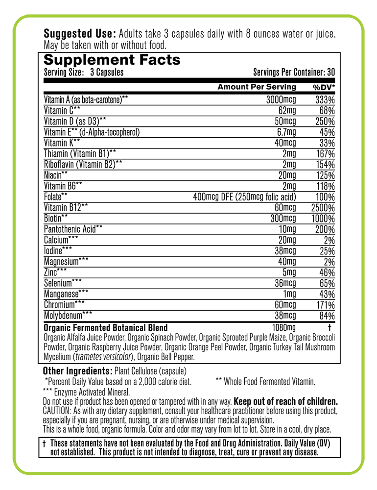 Multi-Vita-Maxx Label