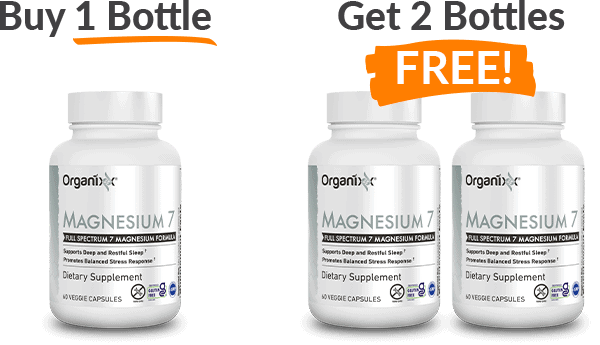Magnesium 7 - Buy 1 Get 2 Free | Organixx
