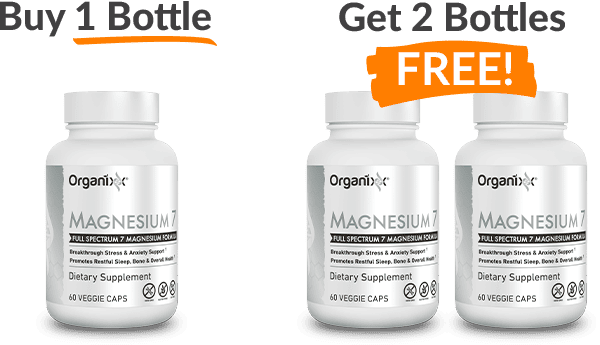 Magnesium 7 - Buy 1 Get 2 Free | Organixx