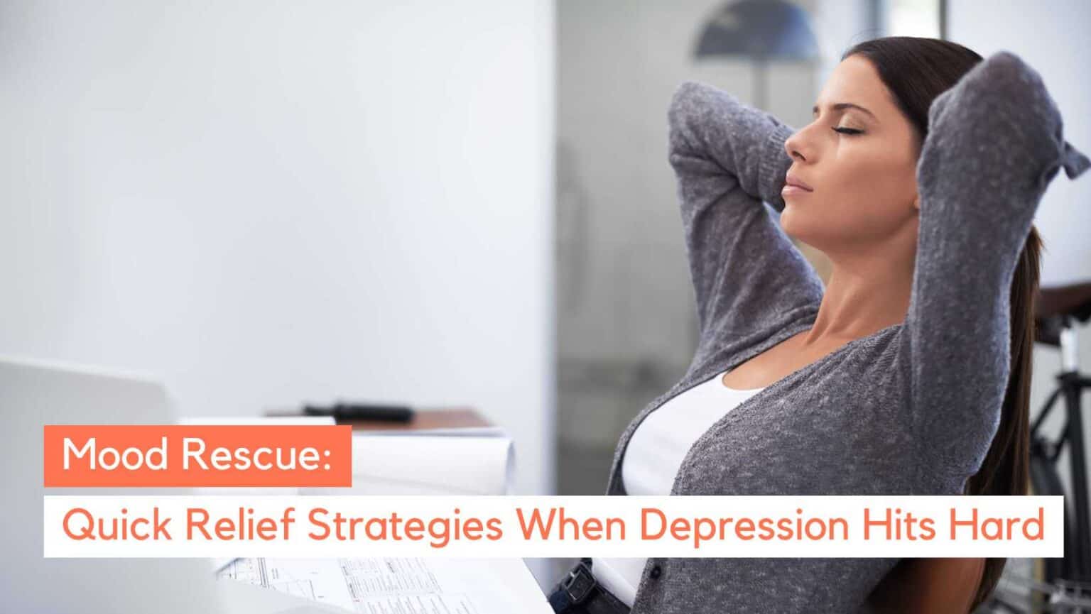 Finding Quick Relief for Depression Symptoms Today – Organixx